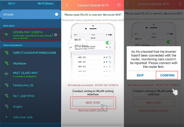 SAJ inverter WiFi reconnection assistant • PSW Energy